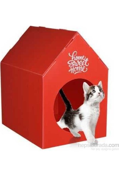 Agira Home Sweet Home Su Geçirmez Kedi Evi 45 x 35 x 46 Cm