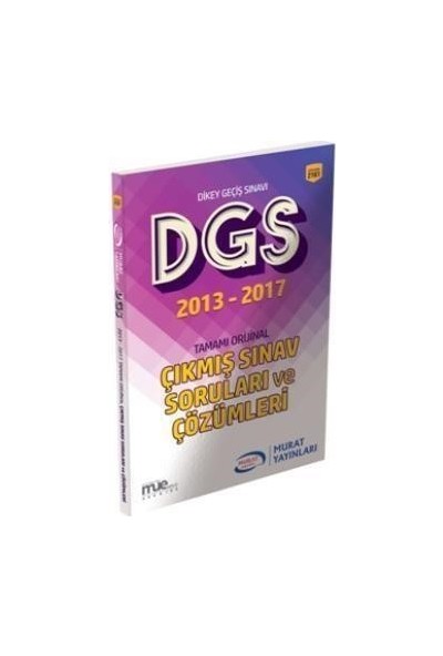 Murat Yayınları Dgs 2013-2017 Tamamı Orijinal Çıkmış Sınav Soruları Ve Çözümleri Murat Yayınları Dgs 2013-2017 Tamamı Orijinal Çıkmış Sınav Soruları Ve Çözümleri
