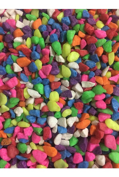 Woddy Akvaryum İçin Renkli Çakıl Taşı 1 Kg