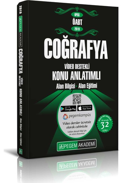 Pegem Akademi 2019 Kpss Öabt Coğrafya Video Destekli Konu Anlatımlı Pegem Akademi 2019 Kpss Öabt Coğrafya Video Destekli Konu Anlatımlı