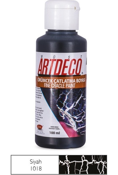 Artdeco Örümcek Çatlatma Boyası 100Ml
