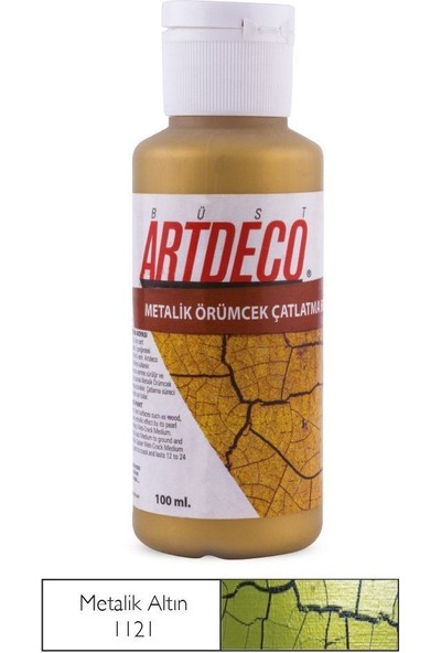 Artdeco Örümcek Çatlatma Boyası 100Ml Metalik