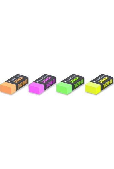 Faber-Castell Silgi 4 Neon Renk Silgi