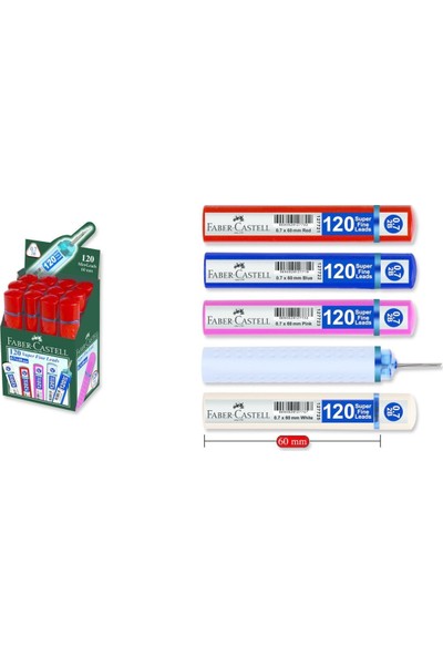 Faber-Castell Grip Min 0.7 2B 60Mm 120'Li Faber-Castell Grip Min 0.7 2B 60Mm 120'Li