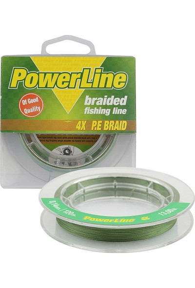 Powerline 4Kat Örgü İp Olta Misinası 120Mt