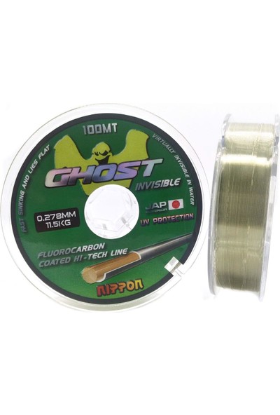 Nippon Ghost Fluorocarbon Olta Misinası 100Mt Nippon Ghost Fluorocarbon Olta Misinası 100Mt