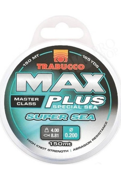 Trabucco Max Plus Süper Sea Monoflament Olta Misinası 150Mt Trabucco Max Plus Süper Sea Monoflament Olta Misinası 150Mt