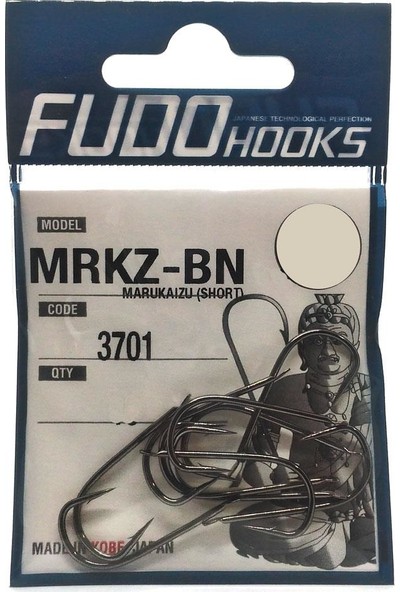 Fudo 3701 Marukaizu Short Black Nikel Olta İğnesi Fudo 3701 Marukaizu Short Black Nikel Olta İğnesi