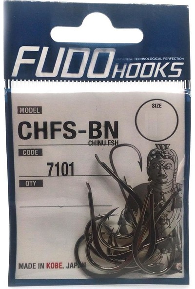 Fudo 7101 Chinu FSH Black Nikel Olta İğnesi Fudo 7101 Chinu FSH Black Nikel Olta İğnesi