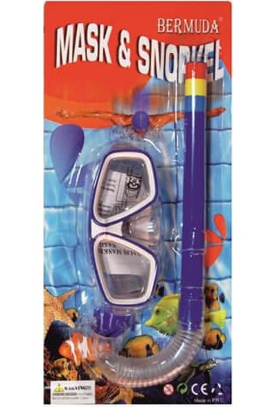 Bermuda Dolphin Maske Şnorkel Set
