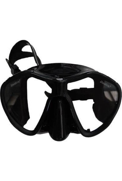 Unidive Çift Camlı Silikon Yüzücü Maskesi