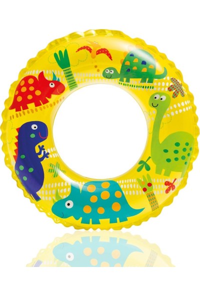 İntex Şeffaf Baskılı Şişme Simit 61 Cm İntex Şeffaf Baskılı Şişme Simit 61 Cm