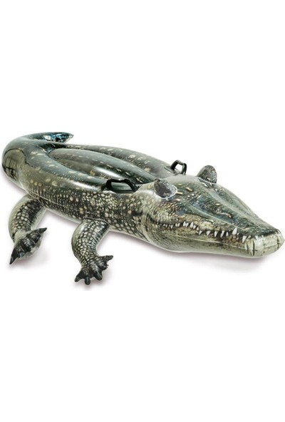 İntex Şişme Gerçekci Timsah Binici 170 x 86 Cm
