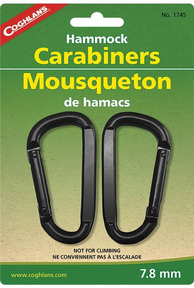 Coghlans Karabina 7.8MM Carabiners 2Li