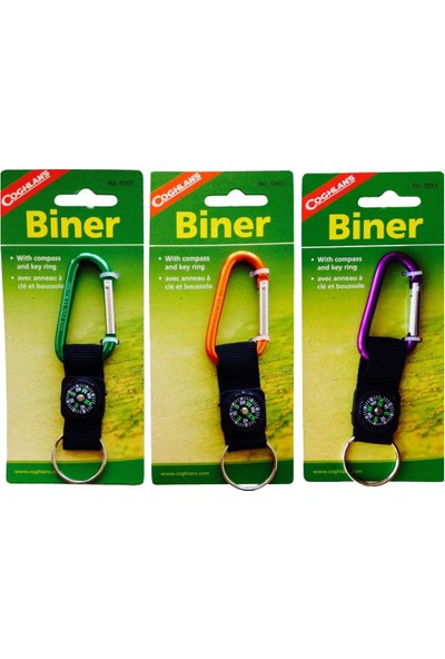 Coghlans Pusulalı ve Anahtarlıklı Karabina 6MM