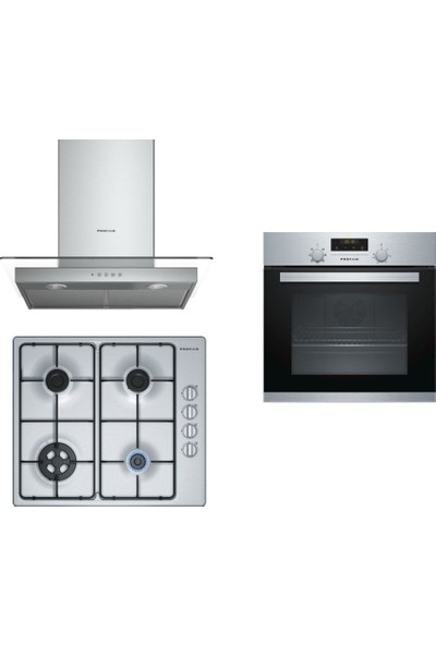 Profilo Gurme Ankastre Set Inox ( FRTA124I OB36P5B80 DVG6D650 )