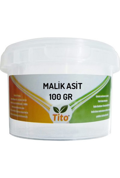 Tito Malik Asit [Gıda Tipi] 100 G