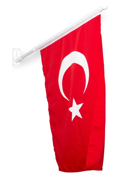 Özgüvenal Duvar Montajlı Bayrak Direği