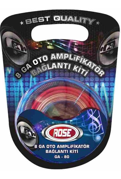 Rose Ga 80 8 Ga Oto Anfi Seti Kablosu