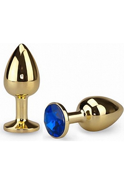Lovetoy JW Gold Metal Mavi Taşlı Lüks Anal Plug Anal Tıkaç 8 cm Lovetoy JW Gold Metal Mavi Taşlı Lüks Anal Plug Anal Tıkaç 8 cm