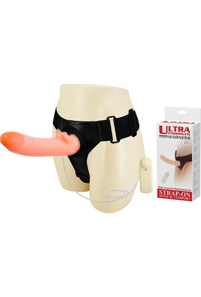 Baile İçi Boş 21 cm Titreşimli Belden Bağlamalı Penis Realistik Vibratör Baile İçi Boş 21 cm Titreşimli Belden Bağlamalı Penis Realistik Vibratör