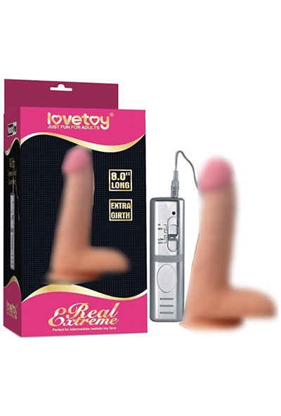 Lovetoy Real Extreme Yeni Nesil Titreşimli Realistik Vibratör Lovetoy Real Extreme Yeni Nesil Titreşimli Realistik Vibratör