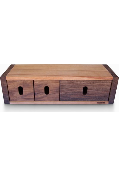 Woodsaka Üç Çekmeceli Ahşap Dolap