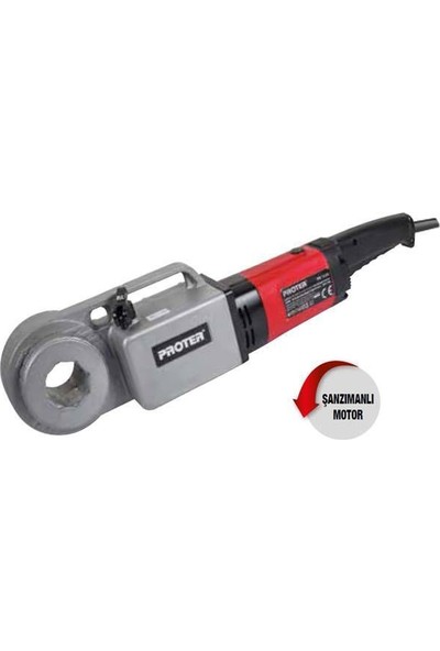 Proter Pr 1520 '1/2 - 2' Elektrikli El Tipi Pafta Makinası Proter Pr 1520 '1/2 - 2' Elektrikli El Tipi Pafta Makinası