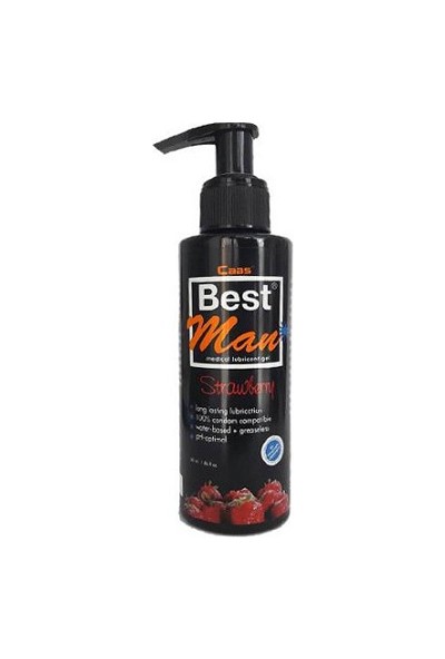 Lovetoy Best Man Su Bazlı Çilek Aromalı Anal Kayganlaştırıcı Jel 150 ml