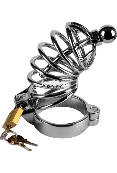 Lovetoy Çelik Penis Kafesi Erkek Bekaret Kilidi Metal Penis Kılıf Lovetoy Çelik Penis Kafesi Erkek Bekaret Kilidi Metal Penis Kılıf