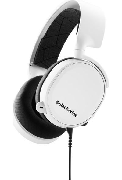 SteelSeries Arctis 3 Beyaz (2019 Edition) Oyuncu Kulaklık SteelSeries Arctis 3 Beyaz (2019 Edition) Oyuncu Kulaklık