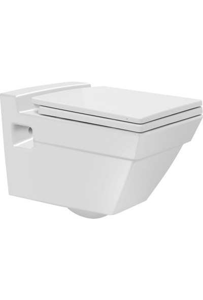 Turkuaz Mona Asma Klozet + Yavaş Kapanan Kapak Turkuaz Mona Asma Klozet + Yavaş Kapanan Kapak