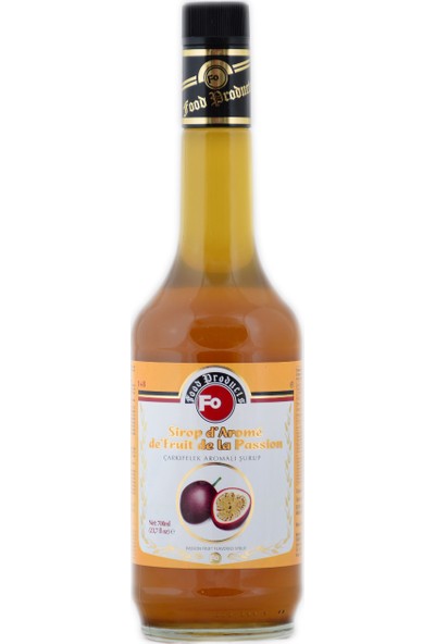 Fo Passion Fruit (Çarkıfelek) Aromalı Kokteyl Şurubu​ (700 ml)