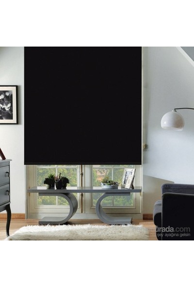 ZebraEvim Siyah Polyester Stor Perde ZebraEvim Siyah Polyester Stor Perde