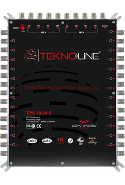 TEKNOLINE 10X20 KASKATLI MULTISWITCH ZAMAK KASA UYDU DAĞITIM SANTRALI TEKNOLINE 10X20 KASKATLI MULTISWITCH ZAMAK KASA UYDU DAĞITIM SANTRALI