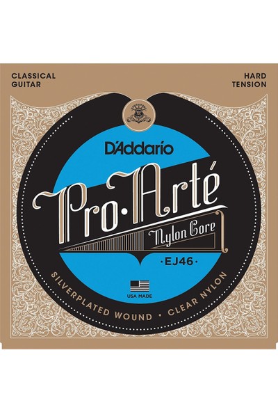 D'Addario EJ46 Pro-Arte Nylon Hard Tension Klasik Gitar Teli D'Addario EJ46 Pro-Arte Nylon Hard Tension Klasik Gitar Teli