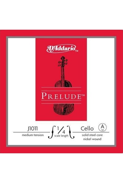 D'Addario J1011 4/4M Prelude A Çello Teli (La) D'Addario J1011 4/4M Prelude A Çello Teli (La)