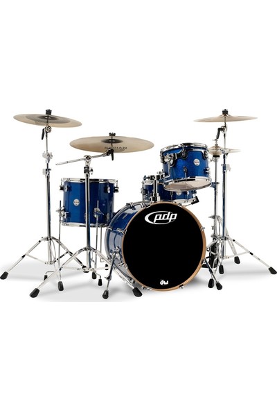 DW Pacific Drums Blue Sprakle Davul Seti DW Pacific Drums Blue Sprakle Davul Seti