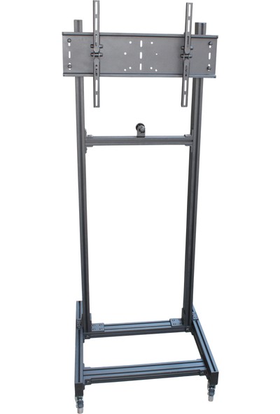 Plusaparat St-4090H 42”-65” Lcd Led Plazma Tv Tekerlekli Mobil Stand