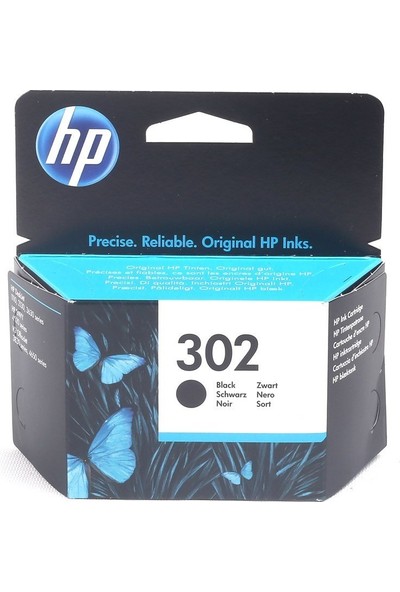 HP F6U66AE (302) Siyah Mürekkep Kartuş