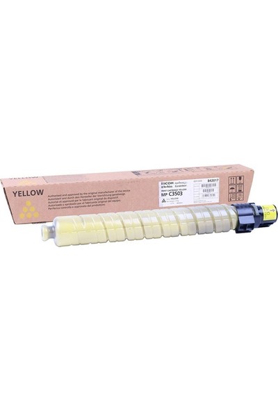 Ricoh MP-C 3003 Sarı Toner MP-C 3004-3503-3504-4504-5504 (841818) Ricoh MP-C 3003 Sarı Toner MP-C 3004-3503-3504-4504-5504 (841818)