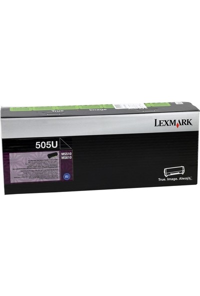 Lexmark 505U MS510-MS610 Orjnal Toner (50F5U00)(20.000Sayfa) Lexmark 505U MS510-MS610 Orjnal Toner (50F5U00)(20.000Sayfa)