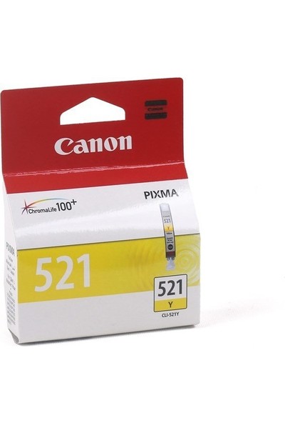 CANON CLI-521Y SARI KARTUŞ (IP3600-IP4600-MP540) CANON CLI-521Y SARI KARTUŞ (IP3600-IP4600-MP540)