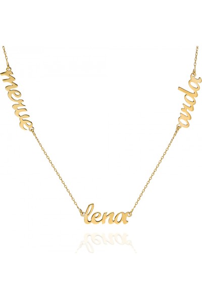 Silver & Silver Tkssko00121 Kişiye Özel Kolye