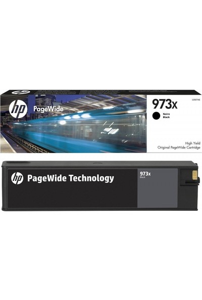HP L0S07AE (973X) Siyah Yüksek Kapasiteli PageWide Kartuşu HP L0S07AE (973X) Siyah Yüksek Kapasiteli PageWide Kartuşu