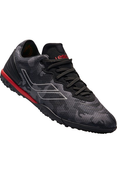 Lescon Thor-016 H-19B Siyah Unisex Halı Saha Ayakkabısı