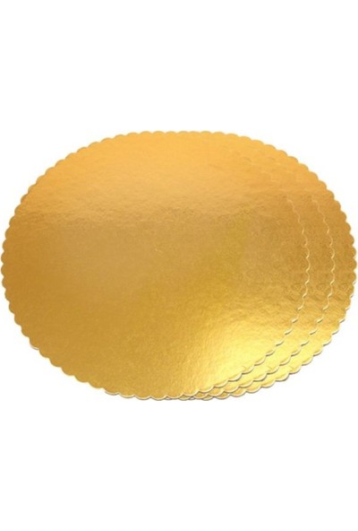 Elit Parti 32 cm Gold Yuvarlak Karton Pasta Altlığı Kalın Elit Parti 32 cm Gold Yuvarlak Karton Pasta Altlığı Kalın