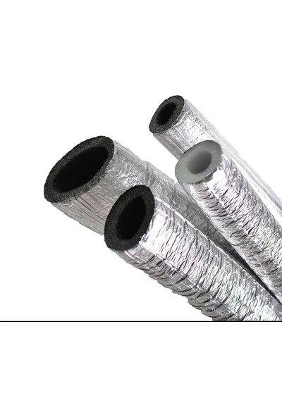 Ege Arge Alüminyum Folyo Kaplı Polietilen Boru İzolasyonu İç Çap 1/2 Uzunluk 2 Mt