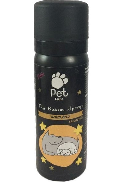 Pet Love Vanilya Özlü Pink Kedi Köpek Parfümü 50 Ml