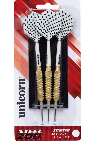 Unicorn 71812 Steel 200 21gr 3lü Çelik Uçlu Dart Oku Seti Unicorn 71812 Steel 200 21gr 3lü Çelik Uçlu Dart Oku Seti